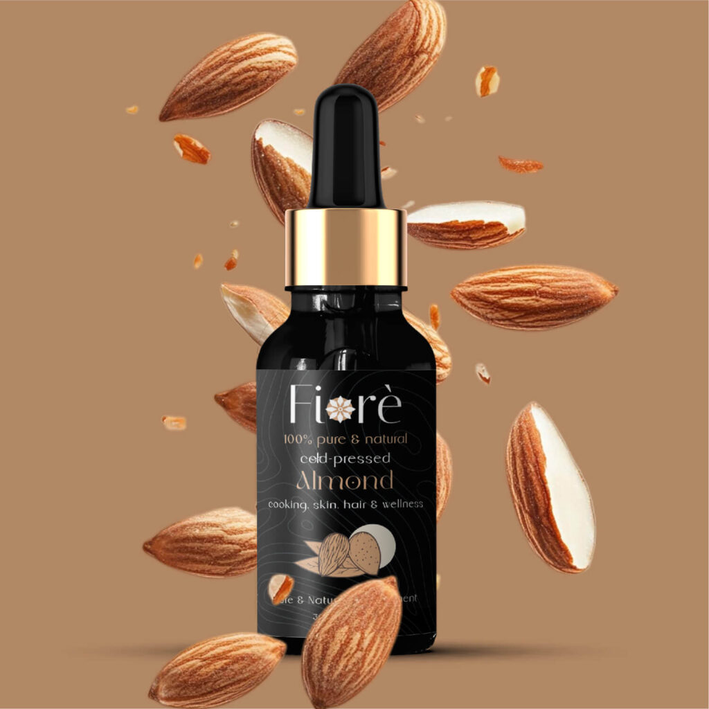 Premium Almond Oil - 100% Pure & Cold Pressed | Fiore Oils